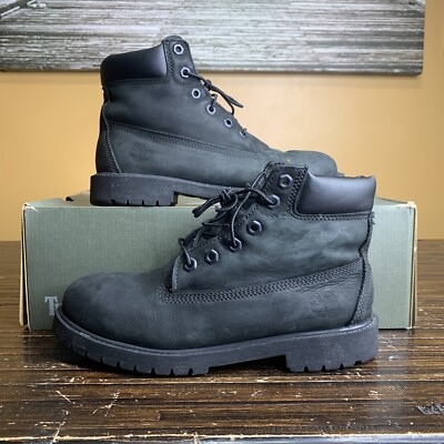 Timberland Junior Premium Waterproof Boot Black Model: (TB012907) US ...