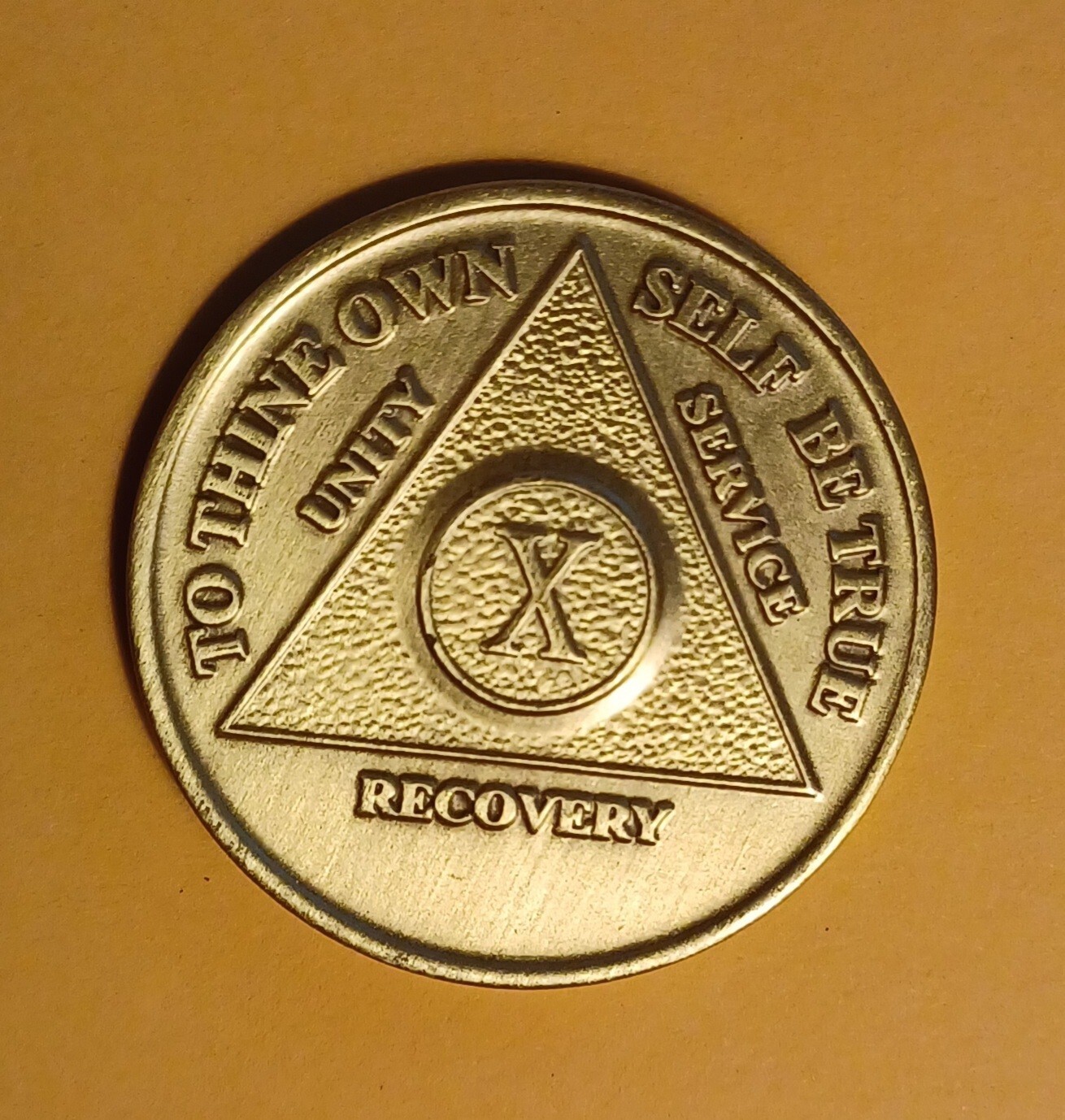 10 Year AA Bronze Medallion Sobriety Coin Recovery | eBay