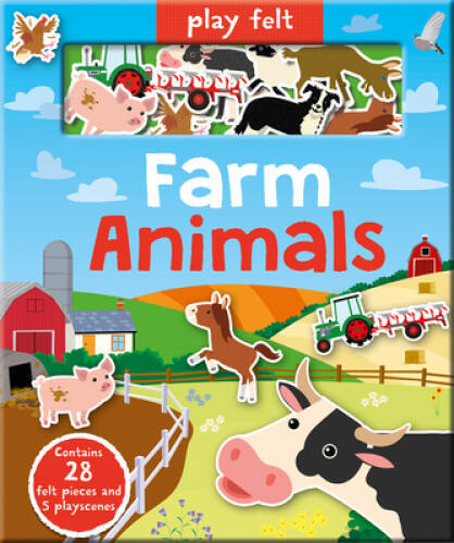 Play Felt Farm Animals (Soft Felt Play Books) - Board book By Lily ...