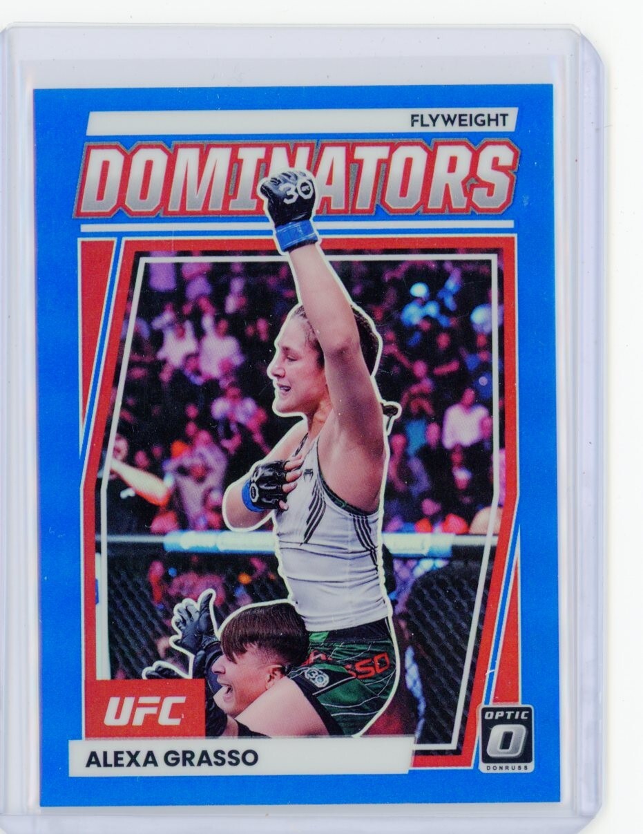 2023 Panini Donruss Optic UFC ALEX GRASSO Dominators Blue Prizm 37/49 ...