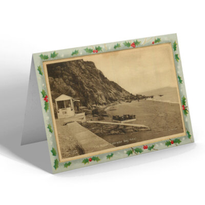 CHRISTMAS CARD Vintage Devon - The Beach, Labrador Bay Hotel | eBay UK
