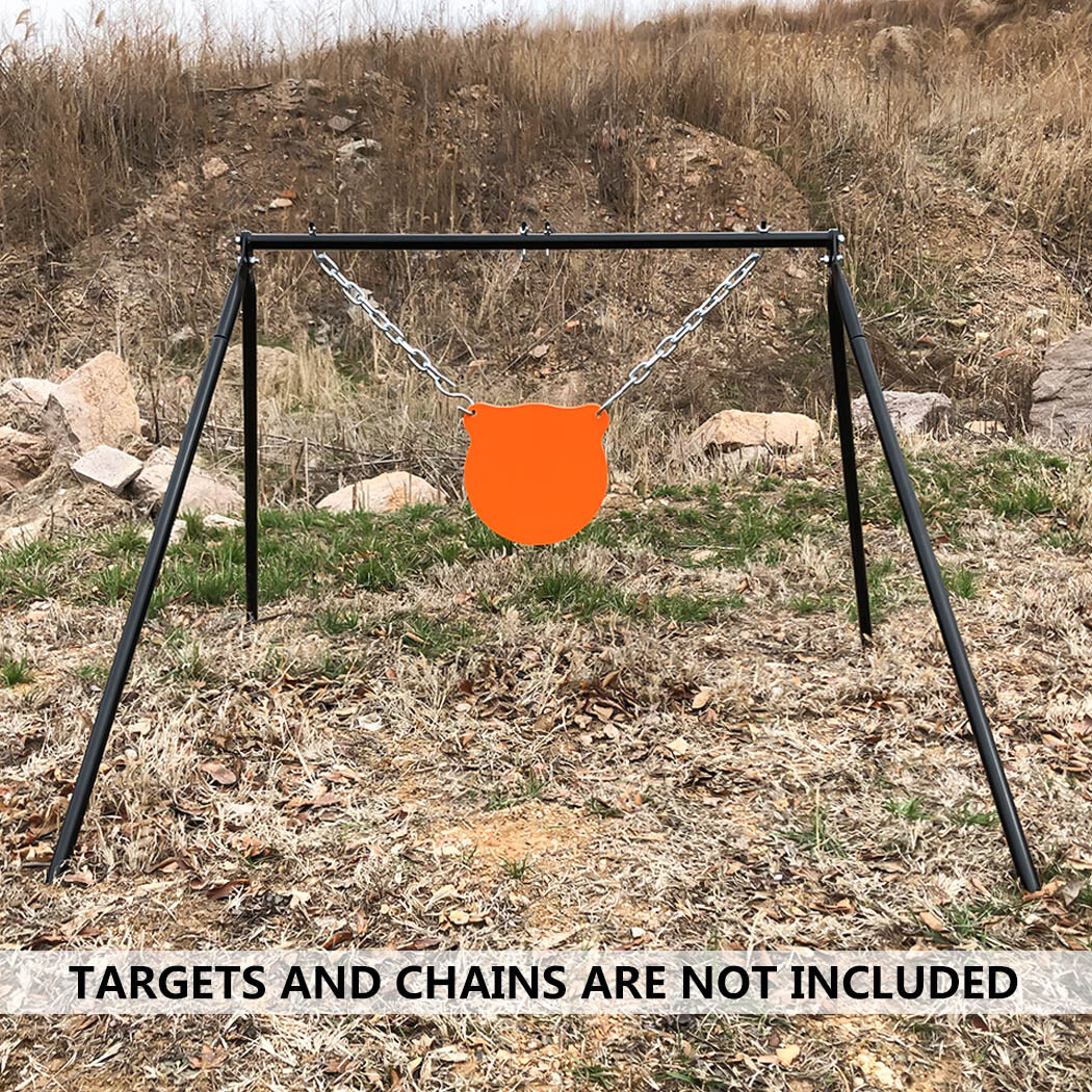 Steel Target Stand with Extra-wide Footprint-AR500 Shooting - Extremely ...