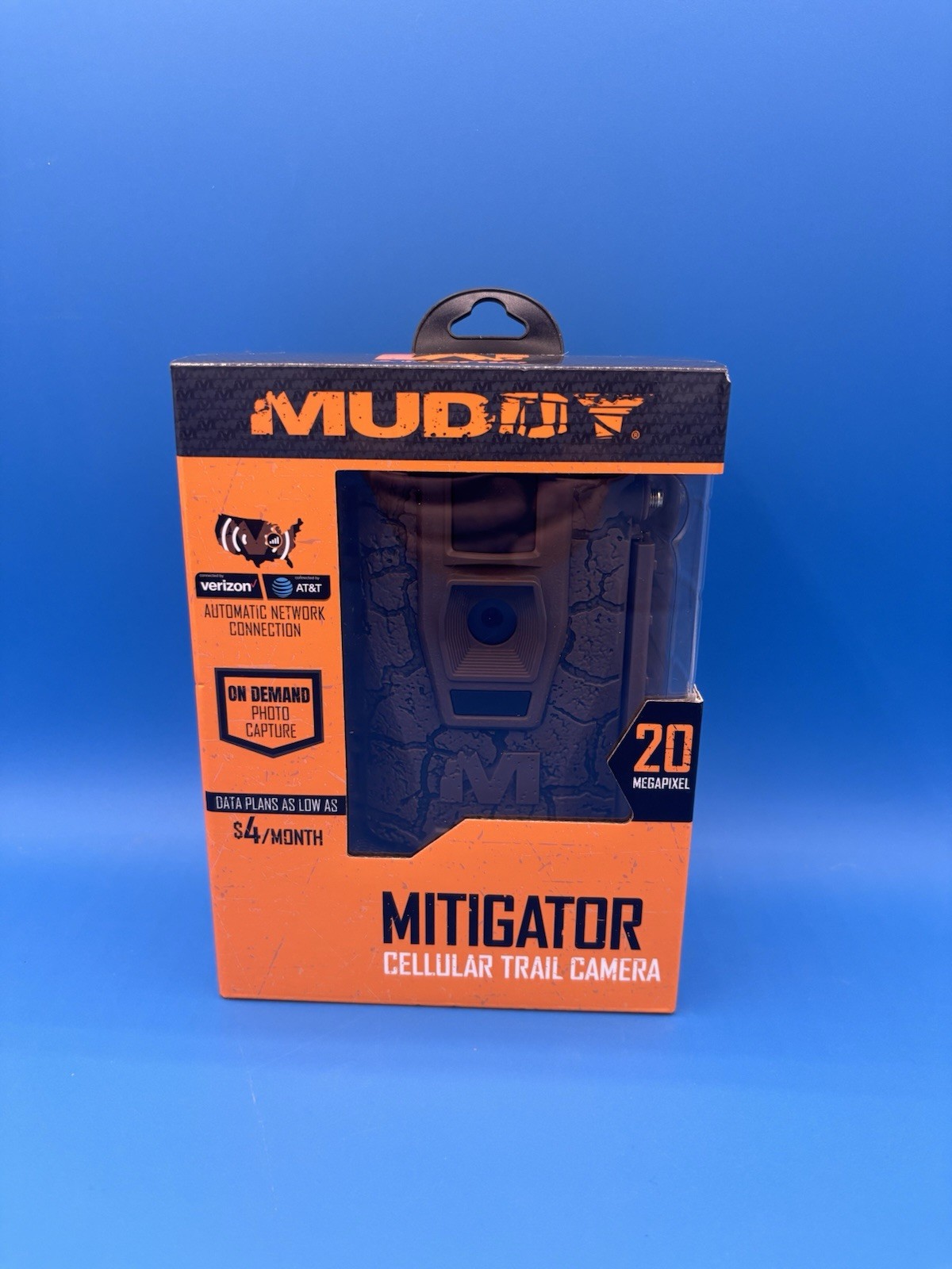 NEW Muddy MITIGATOR 20MP 80ft Cellular Trail Camera MUD-MTGTR-W Brown ...