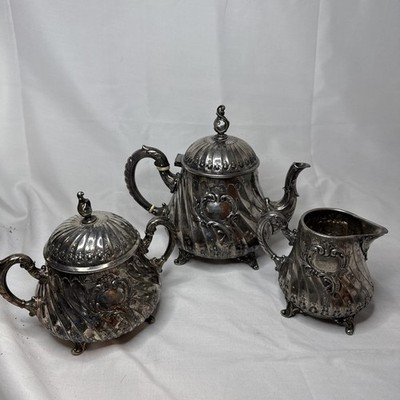 Antique WMF Silverplate Tea Set Art Nouveau Jugendstil Germany c.1900 ...