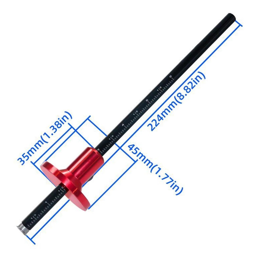 Wheel Marking Gauge Scriber Quick Measurement Solid Accurate Metal ...