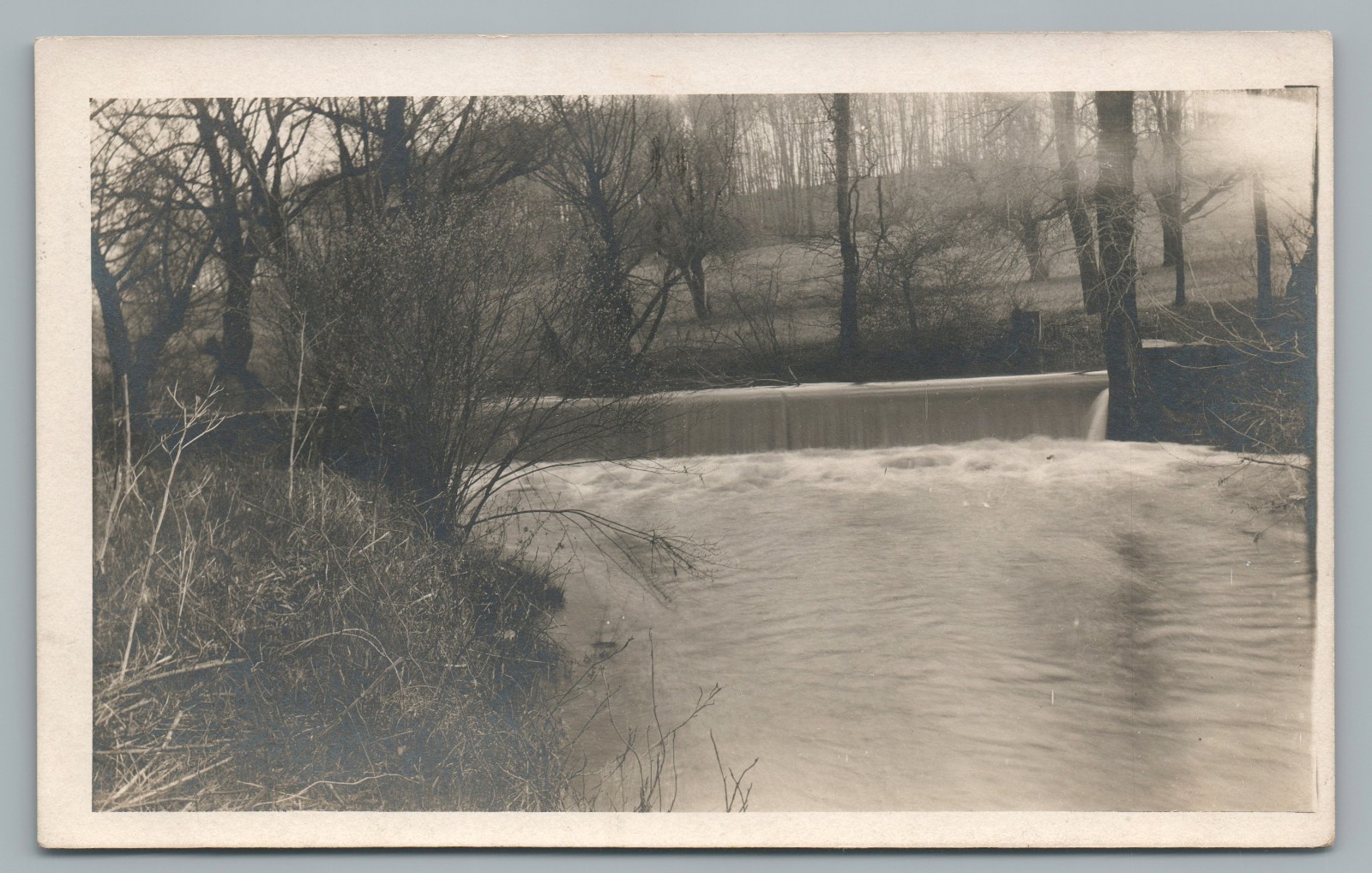 "Sandy Run Creek” Mill Dam RPPC Pennsylvania? Antique Photo 1910 | eBay
