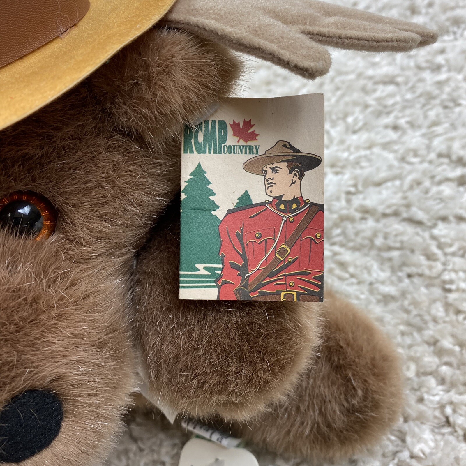 RCMP ROYAL CANADIAN MOUNTED POLICE 9" MOOSE Wild Wonder Stuffed Plush ...