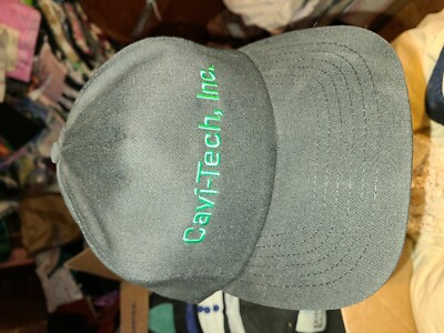Black Cavi-Tech Inc. SNAPBACK HAT - BALL CAP Vintage | eBay