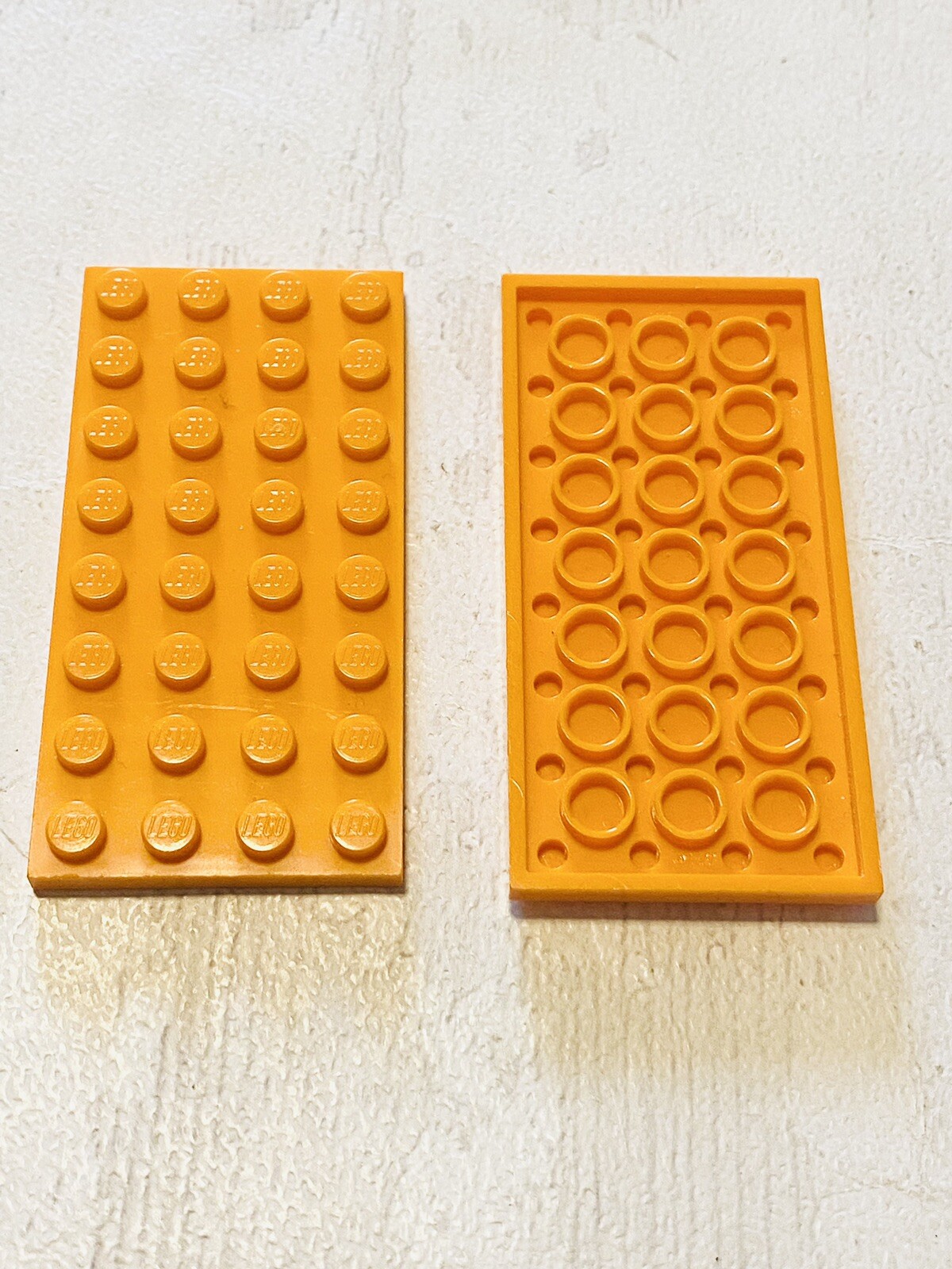 Lego Plate 4x8 Part 3035 - Orange x 2 | eBay UK
