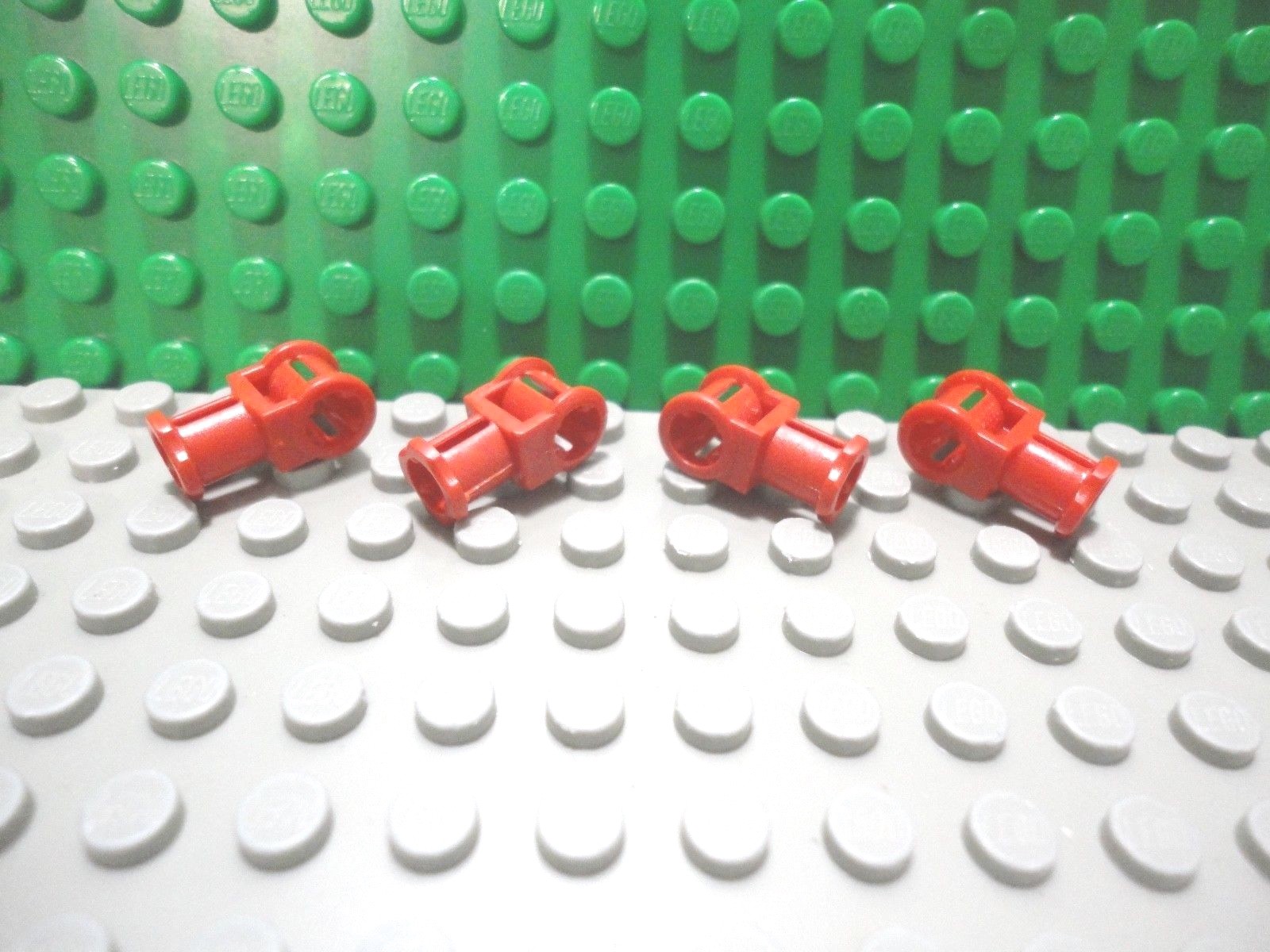 Lego 4 Red technic axle connector with slots NEW | eBay