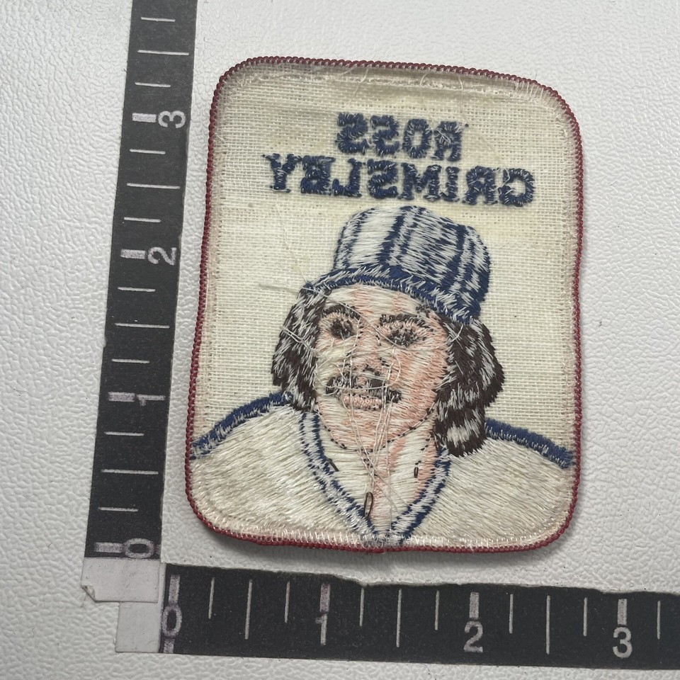 Vtg Late 1970s Penn Emblem Baseball Player ROSS GRIMSLEY Patch 89NJ | eBay