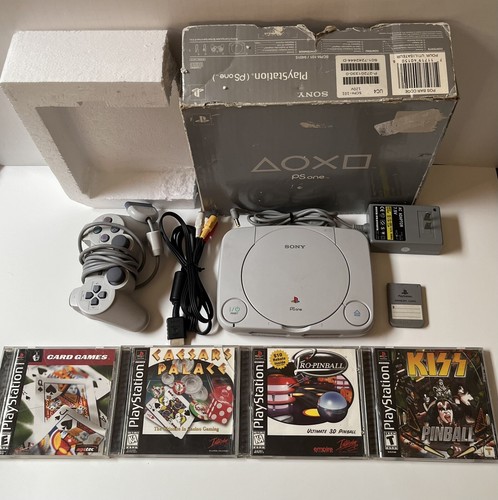 Sony PlayStation 1 PS1 Slim PSone Console Original Box CIB Complete ...