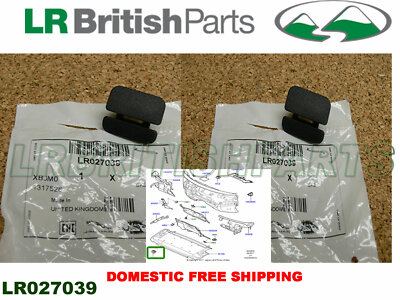 GENUINE LAND ROVER HOOD INSULATOR CLIP SET EVOQUE SPORT DISCOVERY SPORT ...