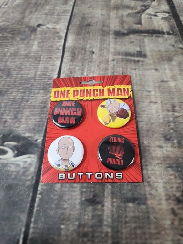 One Punch Man Pins / Buttons - Set Of 4 - Made in the USA | eBay