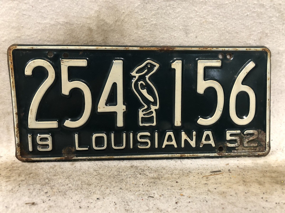 Louisiana License Plate Codes