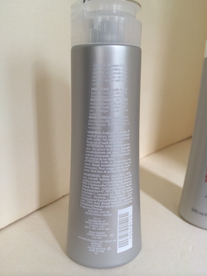 NEW REGIS Designline Design Line CURL LOCK SHAMPOO And CONDITIONER 10.1 ...