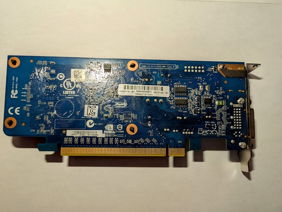 Pegatron GeForce GT 310 DP 512MB PCI-E Low Profile Graphics Card ...