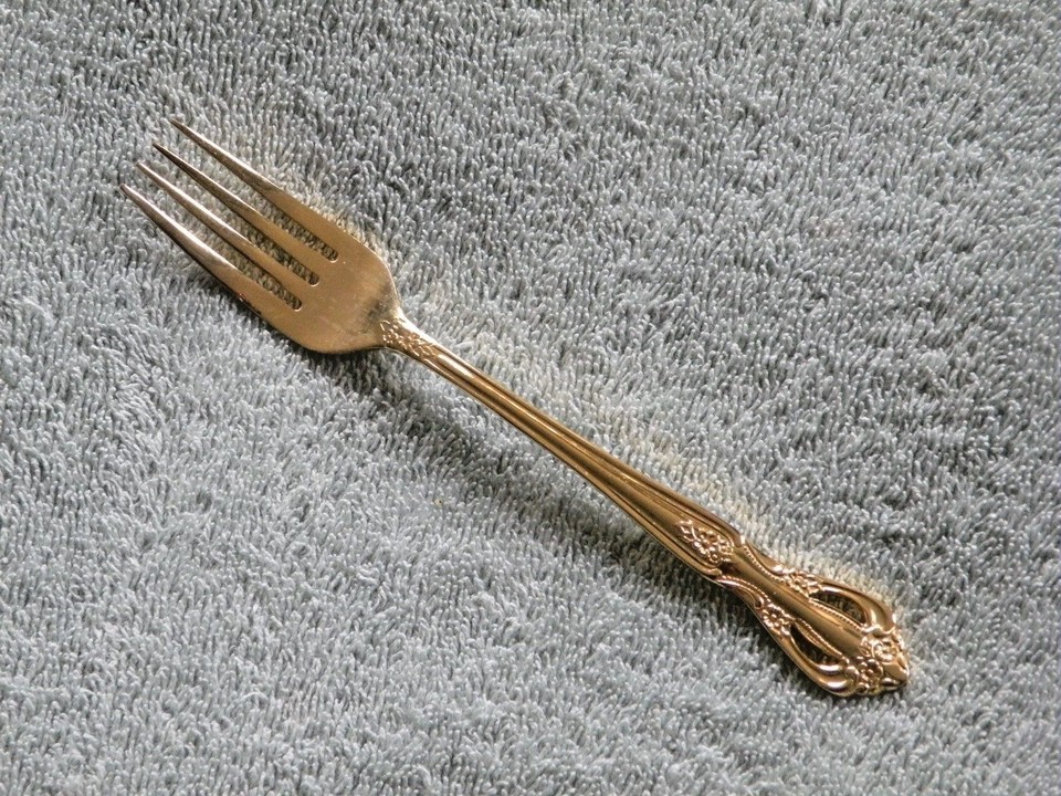 ALCINDA - Gold Plate EXCEL Stainless KOREA Silverware / Flatware ...