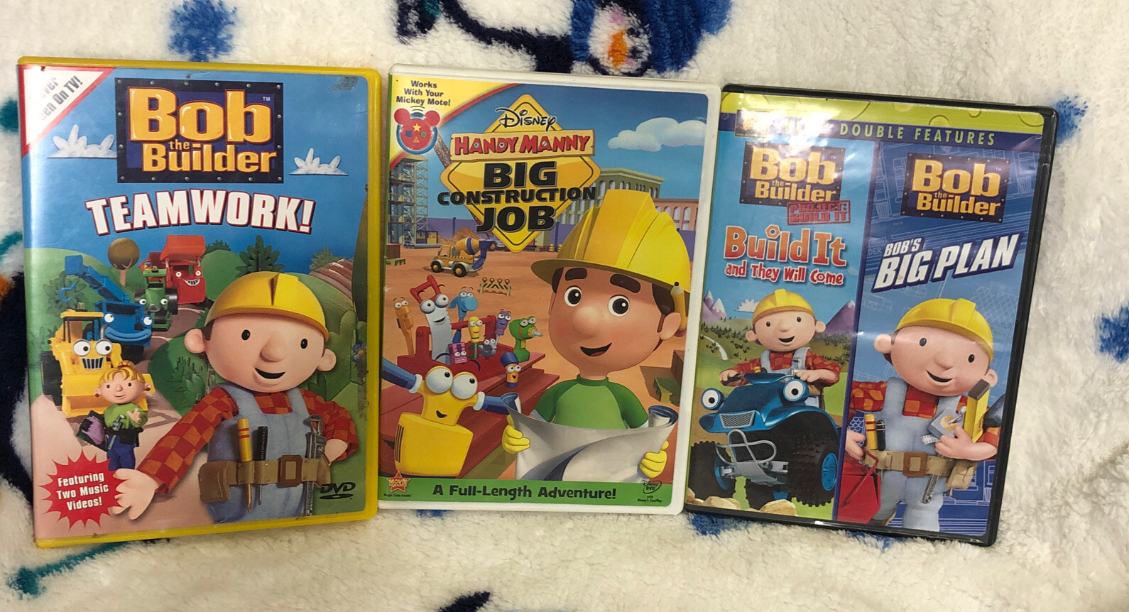 DVD Lot 3 Bob the Builder Handy Manny Big Construction Job Childrens Kids | eBay