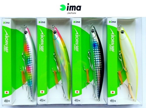 Ima iBorn 98F Shallow Fishing Lure, Sea Bass,Hard bait, Barracuda ...