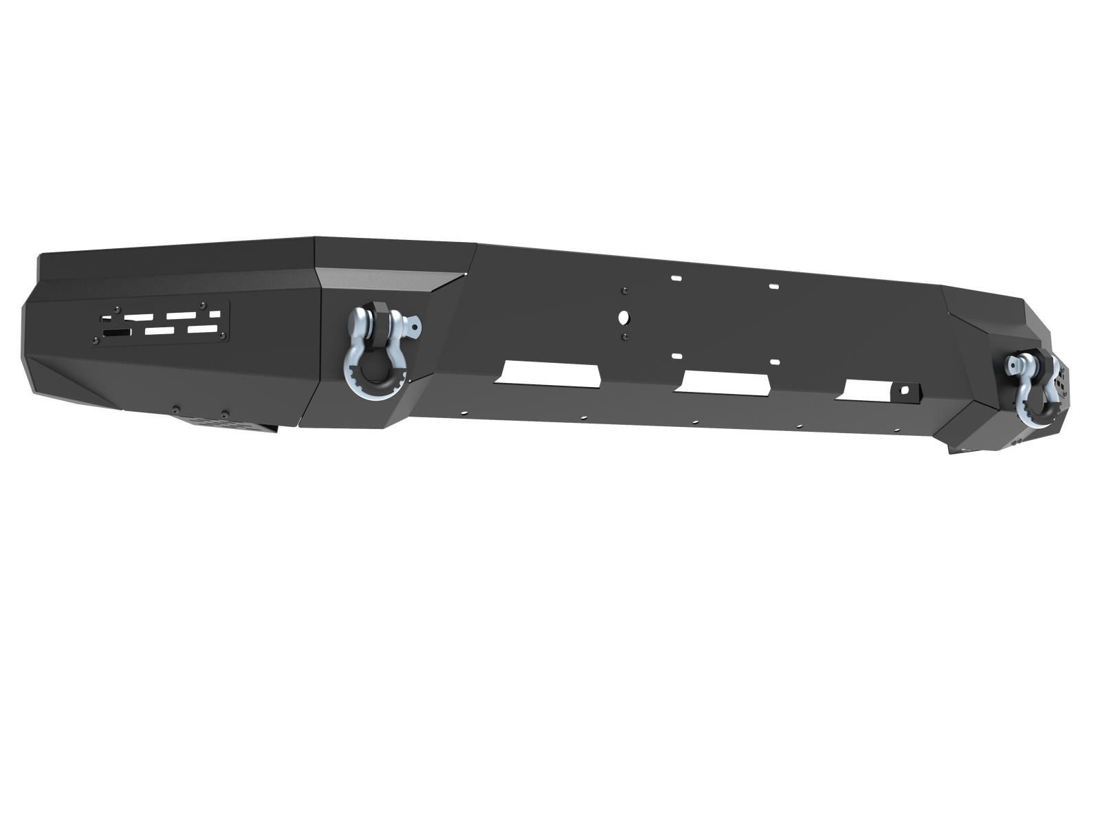 Offroad Heavy Duty Textured Front Bumper+D-Rings For 2024 2025 Tesla ...