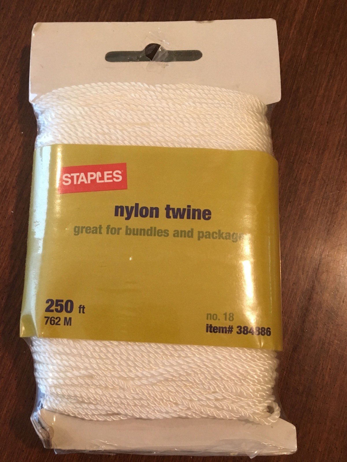 Staples Nylon Twine 250 ft NIP | eBay