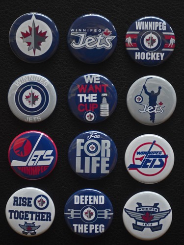 Winnipeg Jets Hockey - 1" Pinback Buttons | eBay
