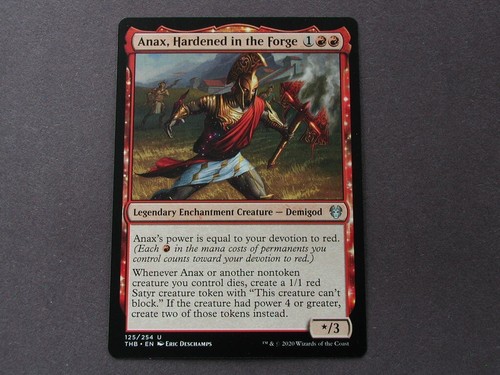2020 MTG U Legendary "Anax, Hardened in the Forge" NM+ Magic Card #125 ...
