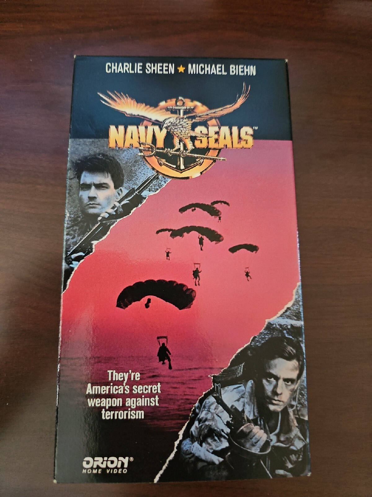 Navy Seals VHS Tape Charlie Sheen Michael Biehn | eBay