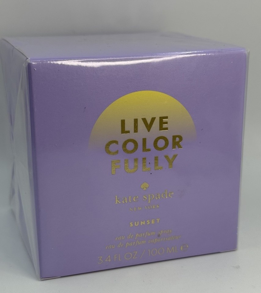 Kate Spade • Live Color Fully • Sunset • EDP • 3.4oz/100ml • New In ...