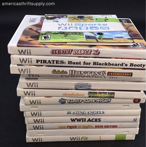 Nintendo Wii Console & Accessories Lot - Cabela's Hunting Expeditions ...