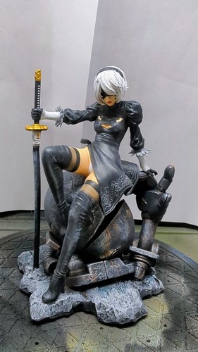 2B Nier Automata 3d Printed Resin Model 12k Fully Painted And Assembled ...