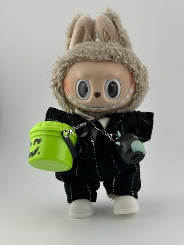 Labubu Clothes Outfit Wednesday Halloween Green Pumpkin Shoes (No Doll ...