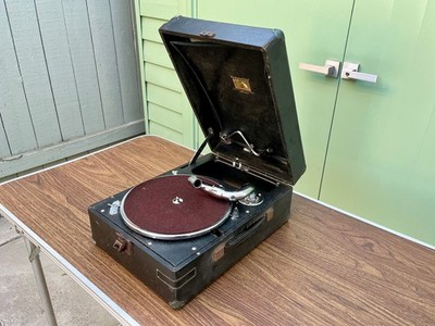 1953 HMV 102 Portable Gramophone FOR PARTS OR RESTORATION | eBay