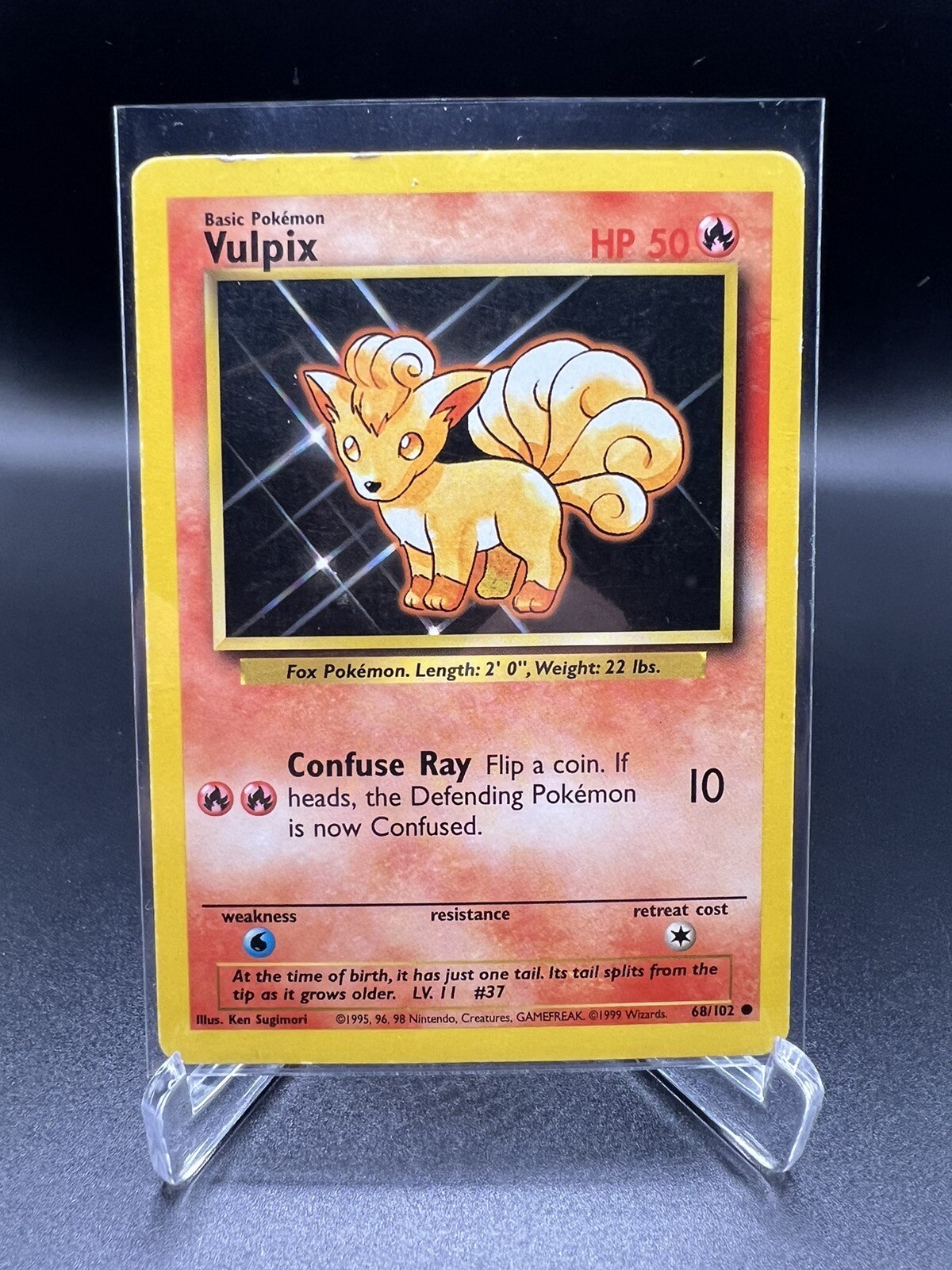 Pokémon TCG Vulpix Base Set 68/102 Regular Unlimited Common | eBay