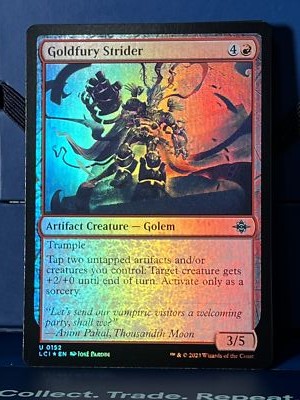 MTG Ixalan Goldfury Strider Foil LCI NM | eBay