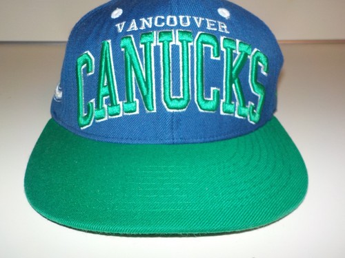 VANCOUVER CANUCKS snap back hat Zephyr ZHat blue green orca NHL | eBay