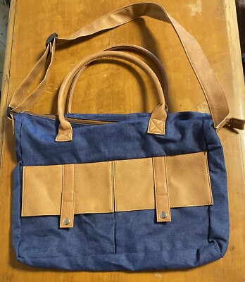 AARP Classic Courier Organizer Tote/Pockets/Ajustable Shoulder Strap ...