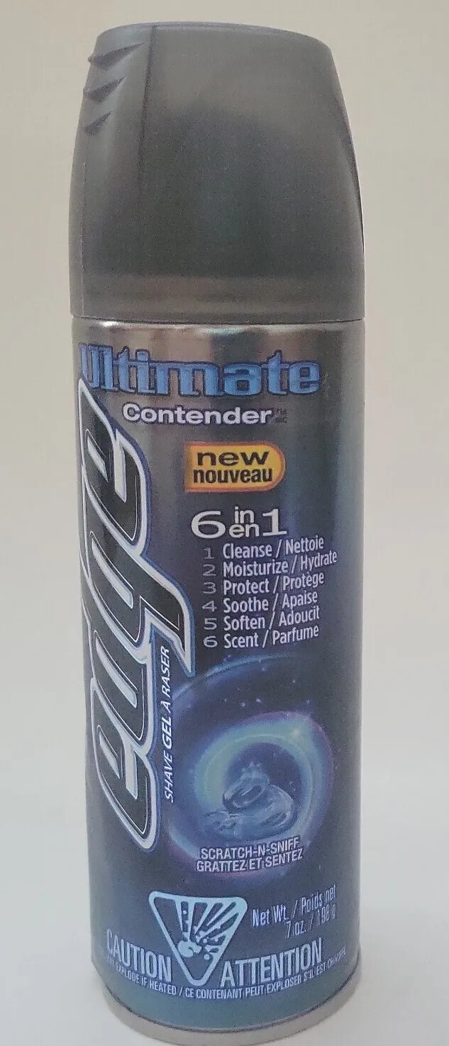EDGE Ultimate Contender 6 in 1 Shave Gel 7 oz Discontinued HTF Rare | eBay