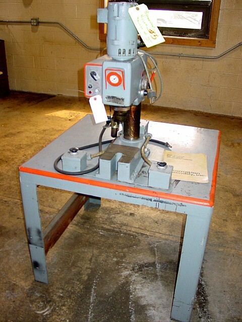 0.125" Rivet Cap VSI Automation TM-5 SPIN-O-MATIC RIVETER, 1/4 HP, 110 ...