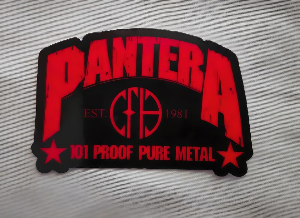 Pantera Stickers, Dimebag Darrell Decals, Dimebag, Cowboy From Hell ...
