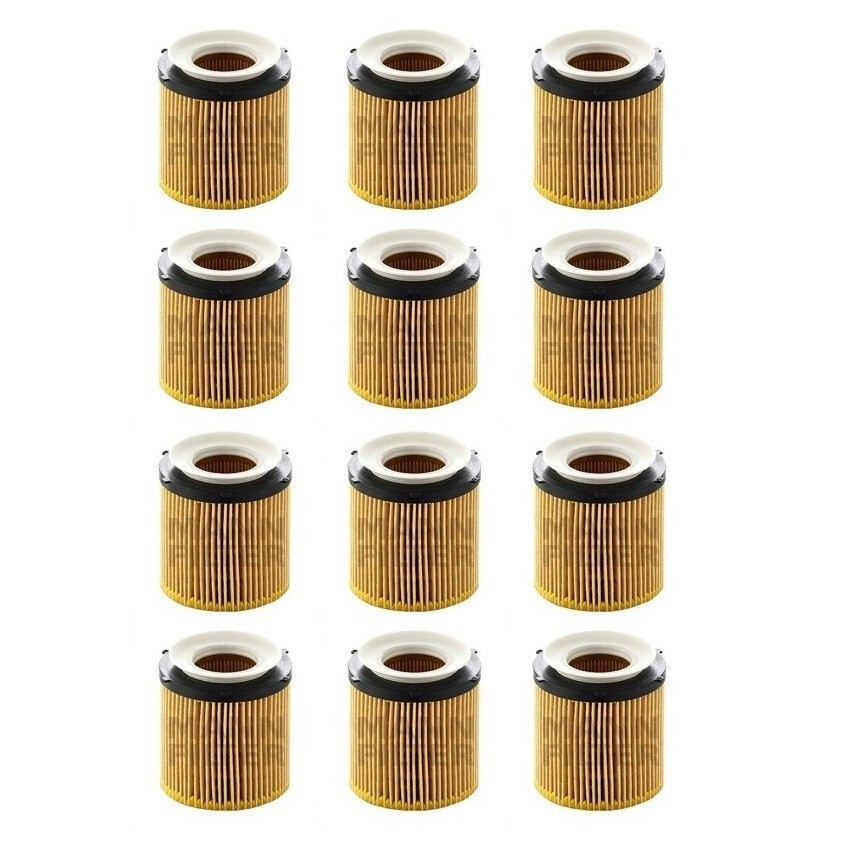 MANN Set of 12 Oil Filters for BMW E89 F10 F30 328i 528i 528i xDrive Z4 ...