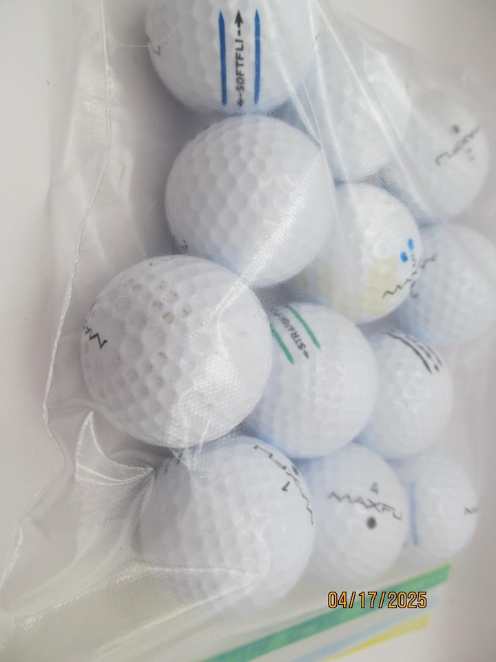 Maxfli Softfli, White Golf Balls Graded AAAAA very good balls Best for ...
