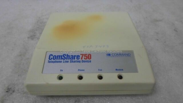 Command ComShare 750 Telephone Line Sharing Device - No AC Adapter for ...