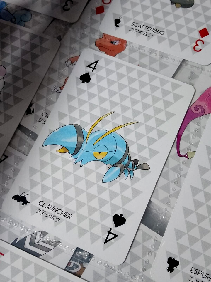 POKEMON POKER XY 2013 Playing Cards Set 54/54 Charizard Blastoise RARE ...