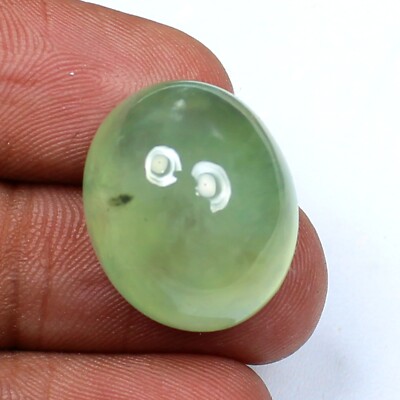 Prehnite Quartz Cabochon 21x17x12 MM Oval Shape Green Color Prehnite ...