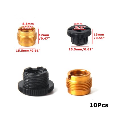 10Pcs 3/8" to 5/8" Microphone Clip Thread Adaptor Screws for Mic Stand ...
