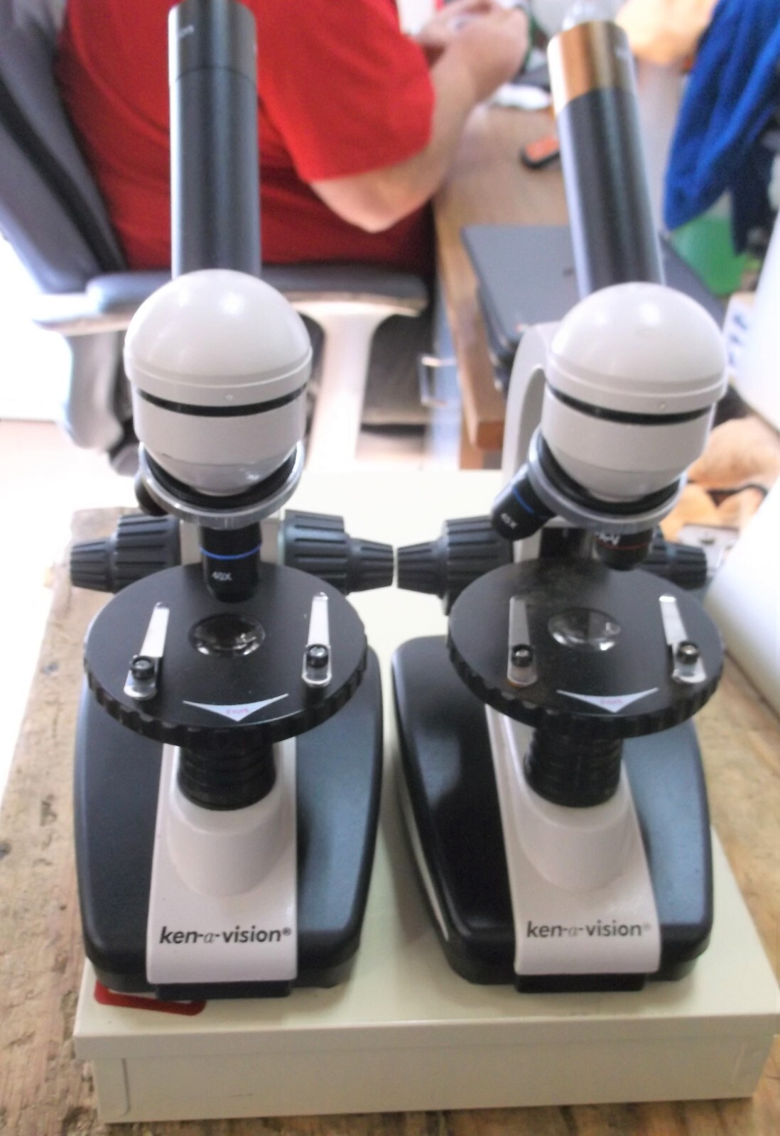 (2) Ken-a-vision CORE SCOPE T-1701C Cordless Monocular 3 Power 40x ...