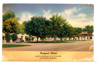 The OUTPOST MOTEL, 1600 S 5th St., Las Vegas, Nevada 1930 - 1945 ...