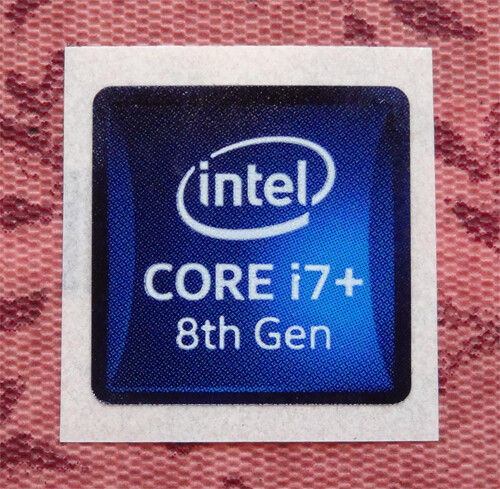 Intel Core i7+ 8th Generation Sticker 18 x 18mm Case Badge | eBay